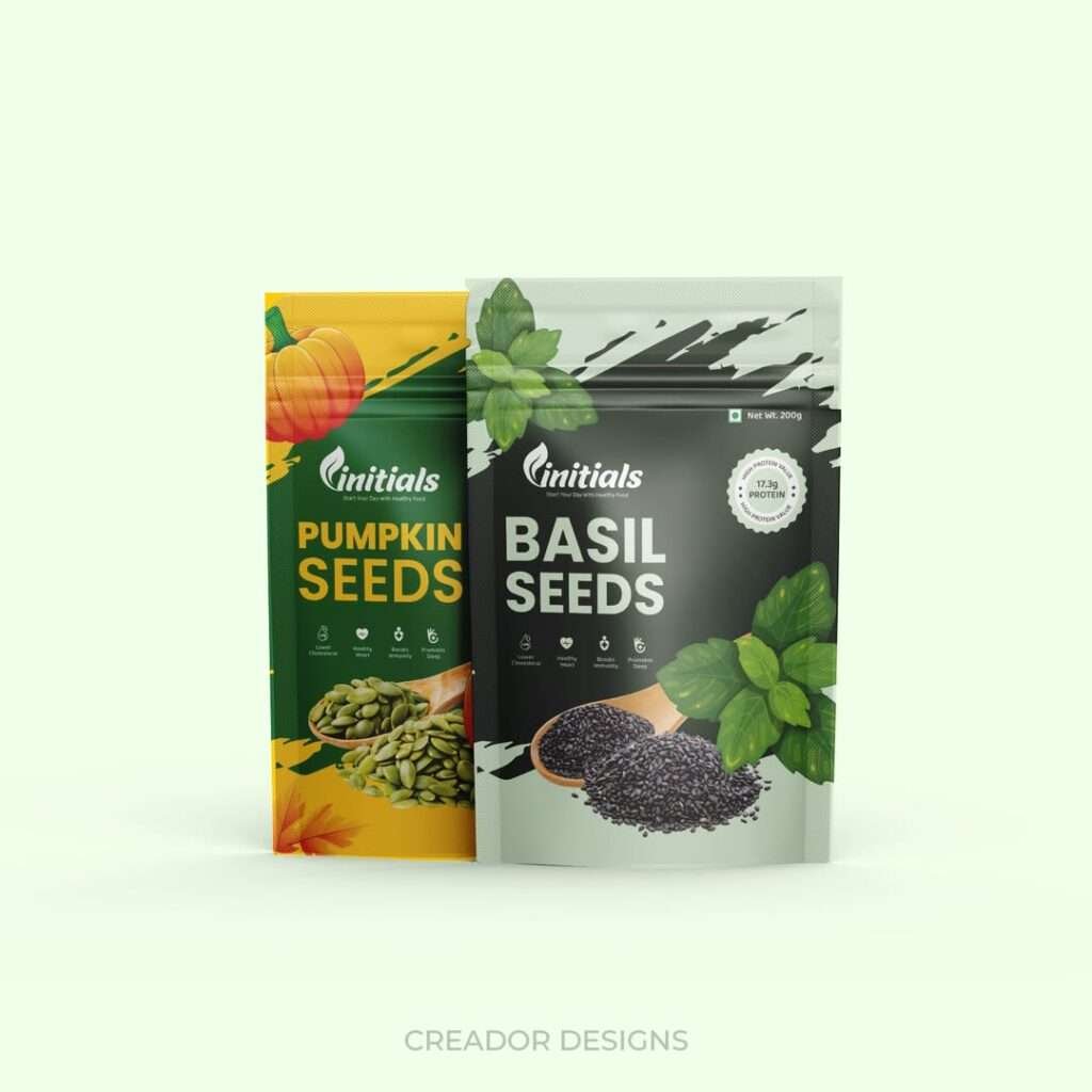 Initials Chia Seeds: A Packaging Design Agency Journey